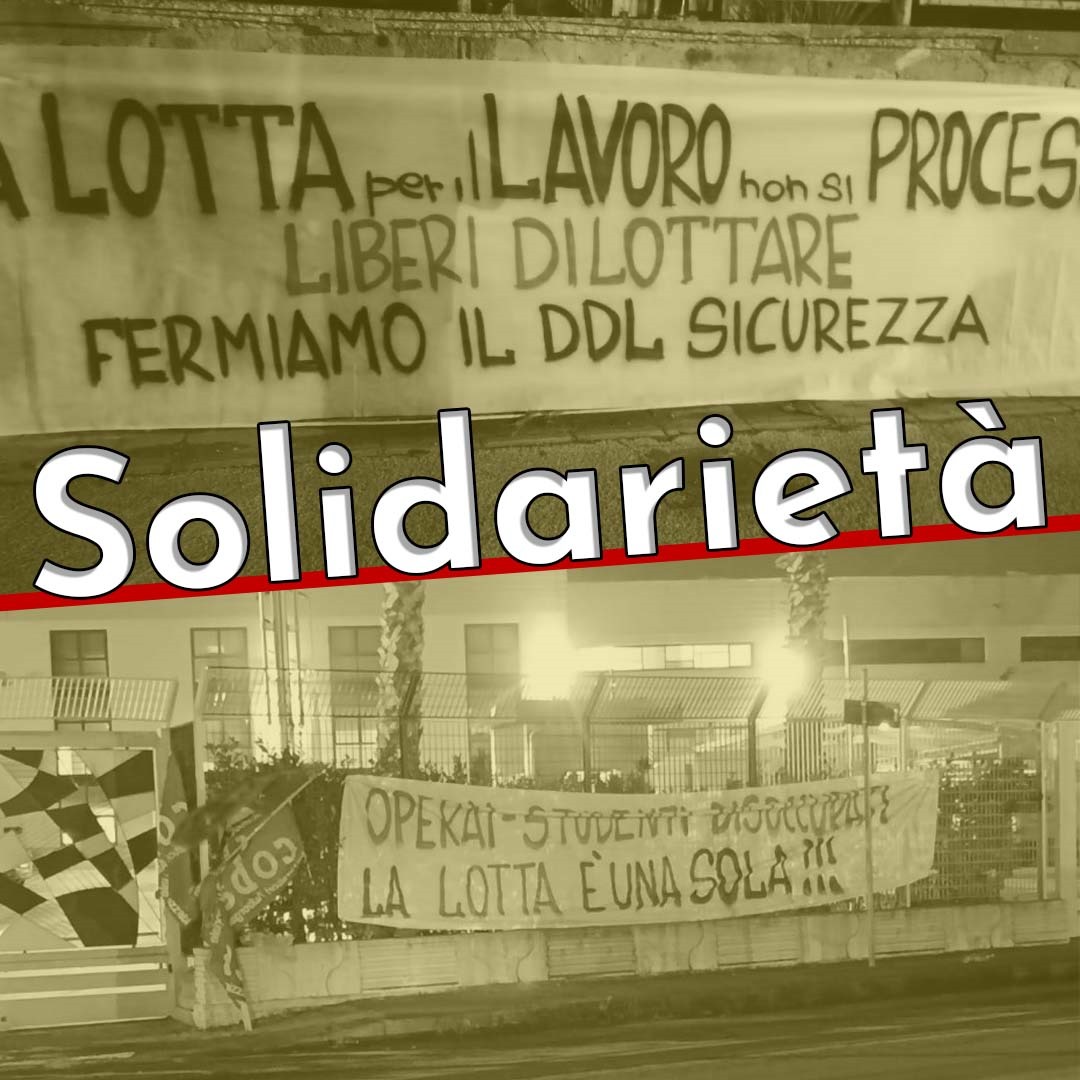 Solidarietà ai compagni e alle compagne di Napoli