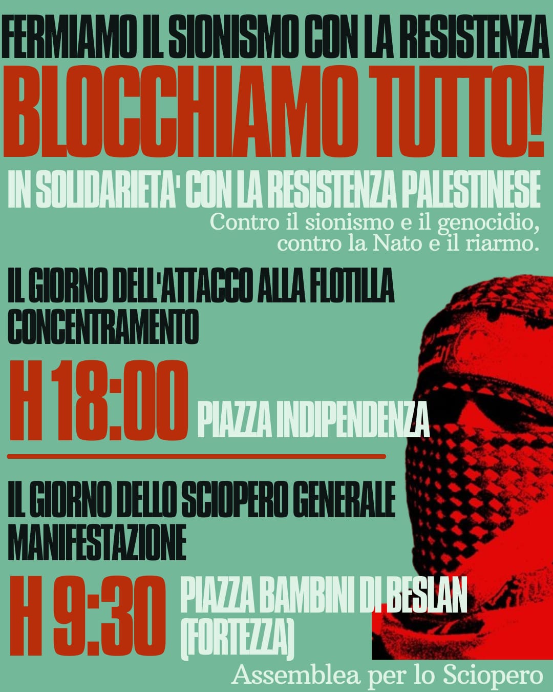 Fermiamo il sionismo con la Resistenza
